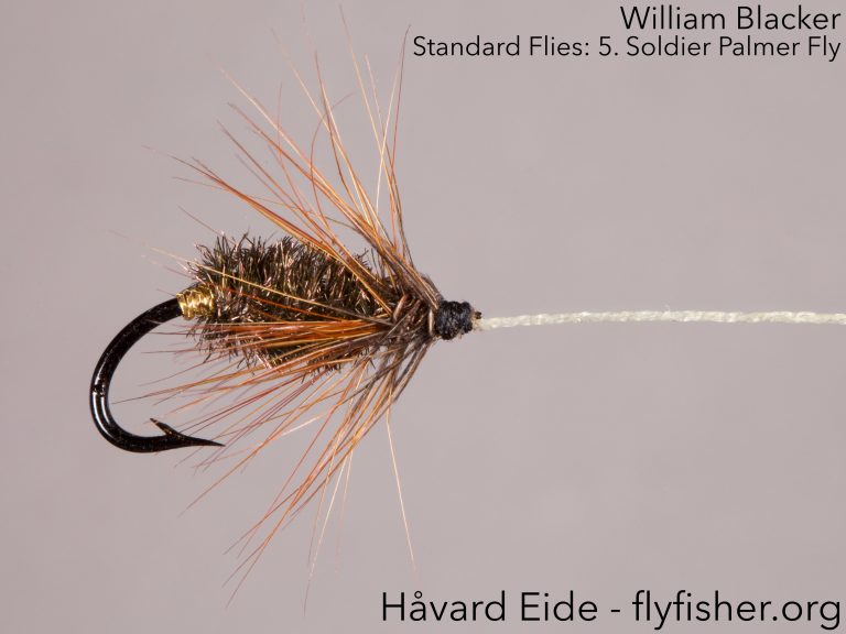William Blacker: Standard Flies: 5. Soldier Palmer Fly | flyfisher.org
